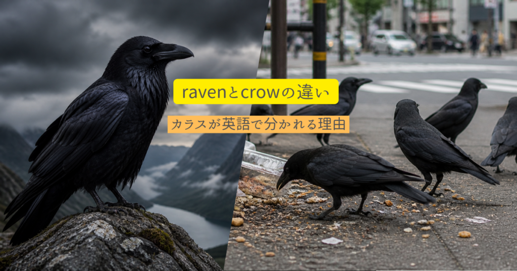 ravenとcrowの違いは何か ― カラスが英語で分かれる理由 | Fragile Archives