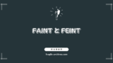 英単語「feint : フェイント」と「feign : フェイン」の違いと語源 | Fragile Archives